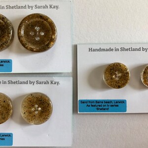 Beach Sand Buttons. Hand Made Buttons From the Shetland Islands TV ...