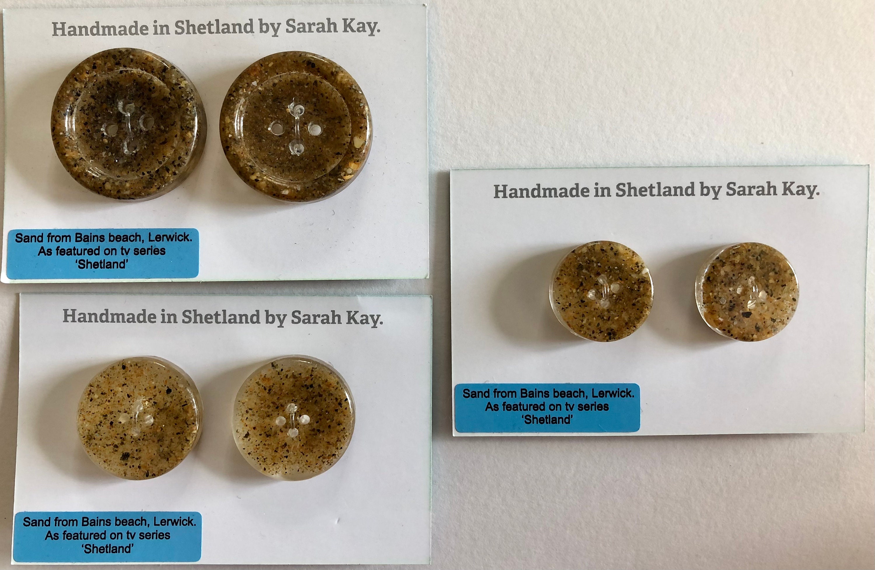 Beach Sand Buttons. Hand Made Buttons From the Shetland - Etsy