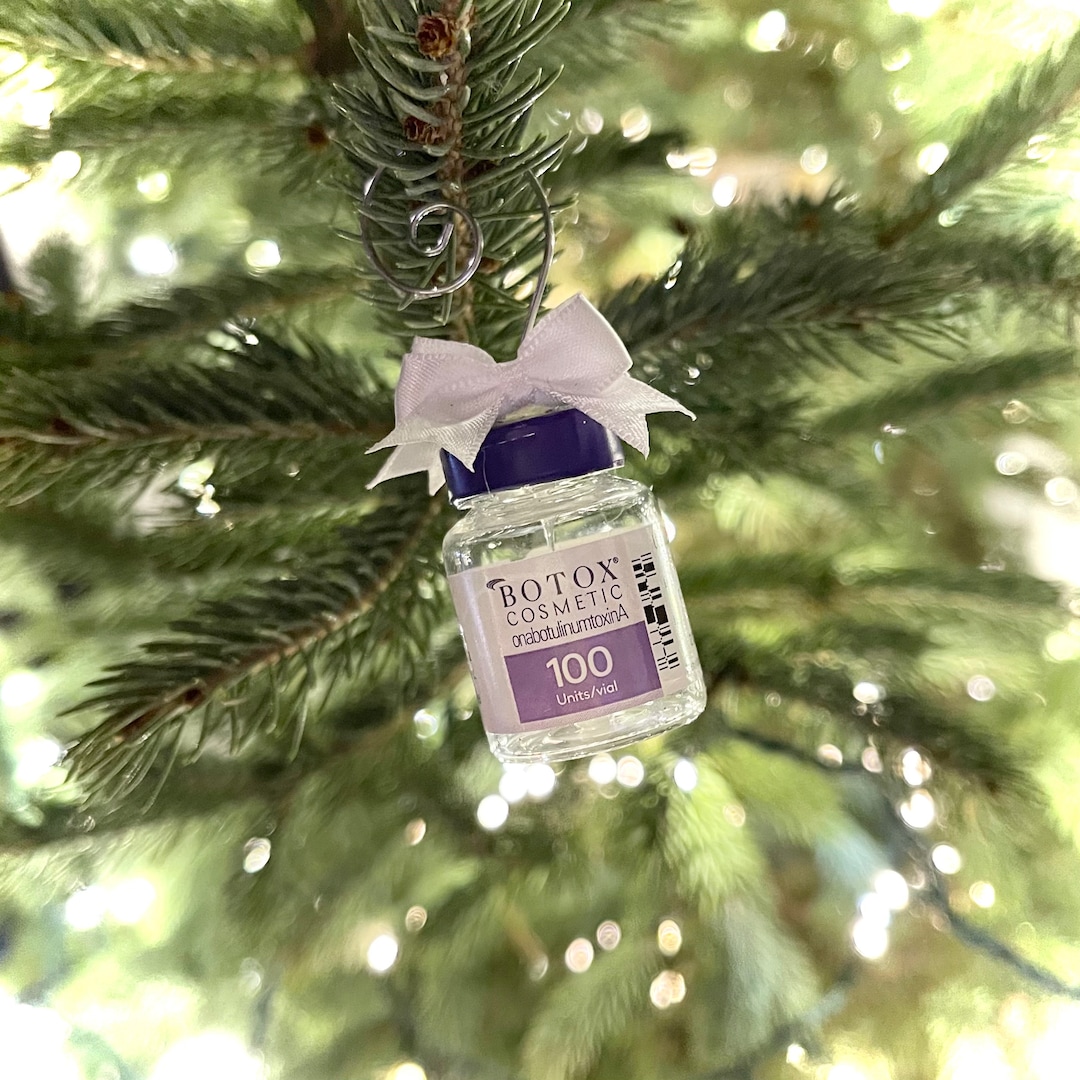Botox Vial/bottle Glass Ornament, Medspa Decor, Nurse/doctor Gift ...