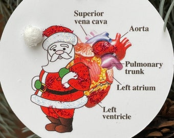 Dr/nurse/cardiologist-holiday Medical Ornament-cardiac - Etsy