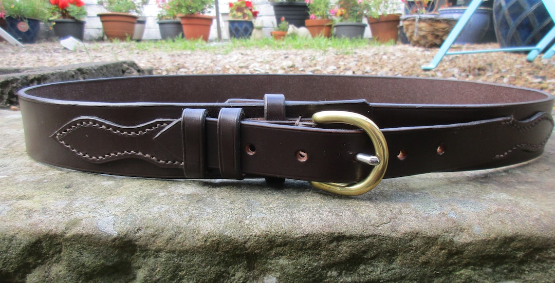 Leather Ranger Belt - Etsy