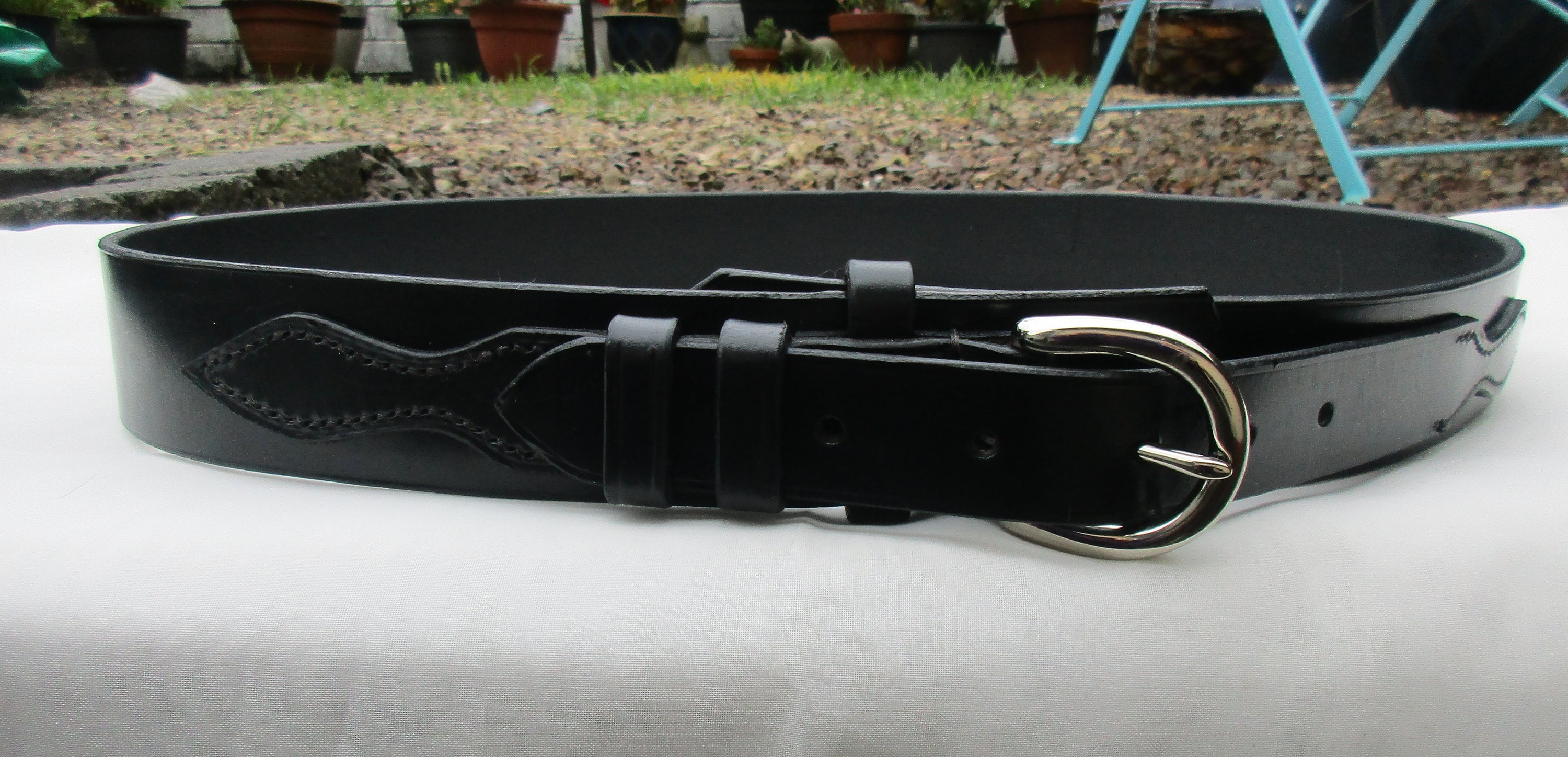 Leather Ranger Belt - Etsy