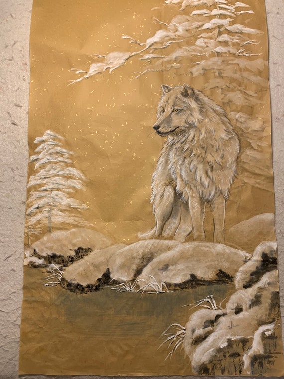 Chinese Wolf Art