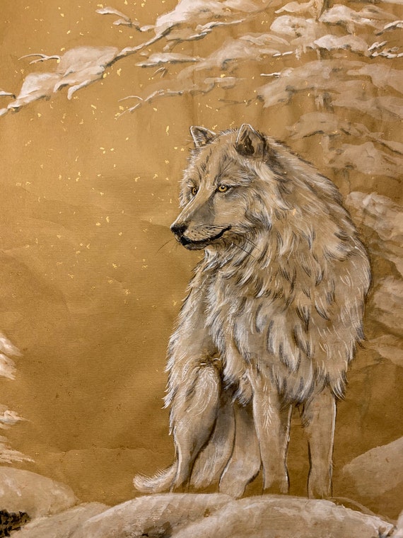 Chinese Wolf Art
