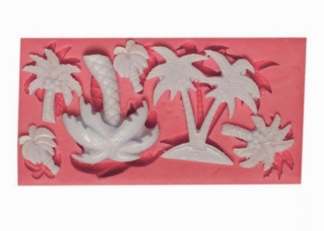 Silicone Mold Palm Trees Coconut Travel Theme for Plaster - Etsy