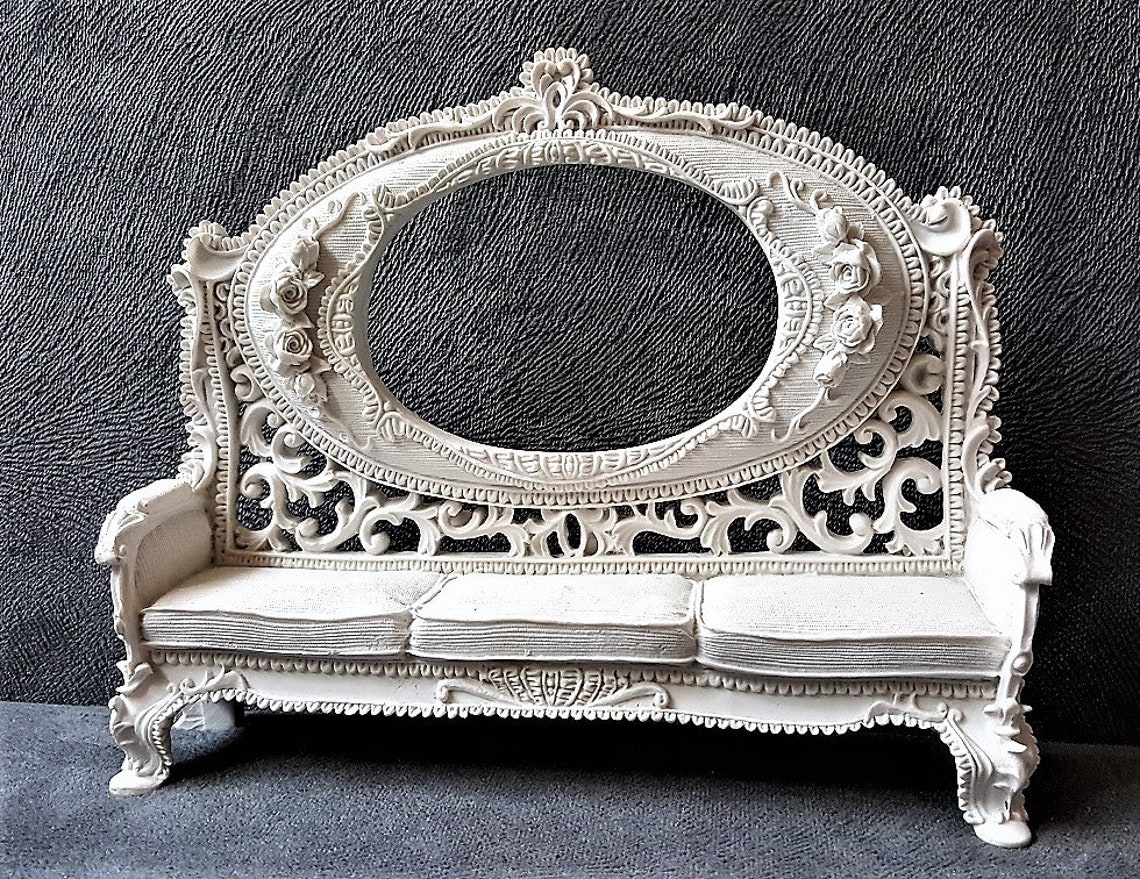 Mould Silicone Frame Photo Mirror Sofa 22cm Chair 3D Flower | Etsy