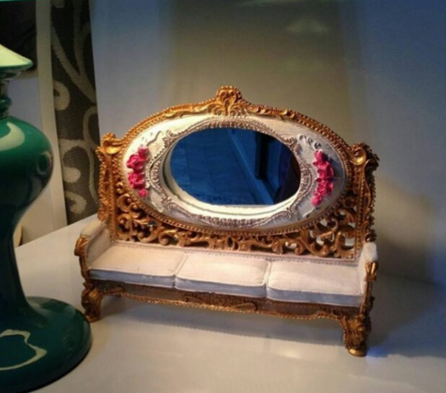 Mould Silicone Frame Photo Mirror Sofa 22cm Chair 3D Flower | Etsy