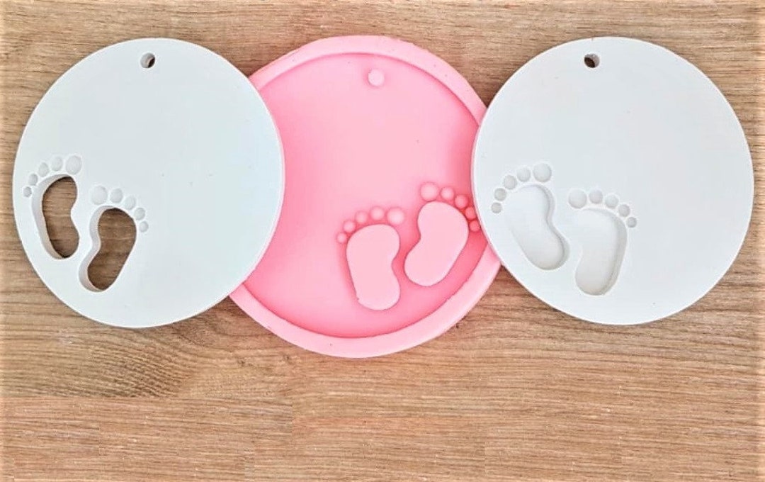 Silicone Mold Suspension Feet Baby Round for Plaster Soap Wax - Etsy