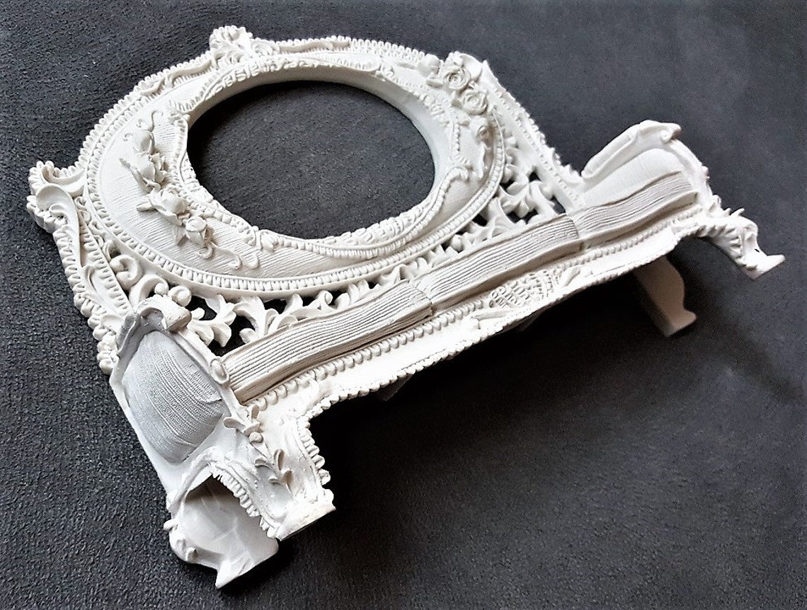 Mould Silicone Frame Photo Mirror Sofa 22cm Chair 3D Flower | Etsy