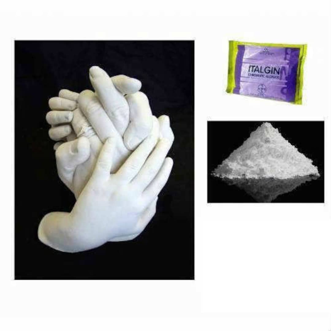 450 gramme Alginate pour Moule Moulage Empreinte Pied Main pour adulte ...