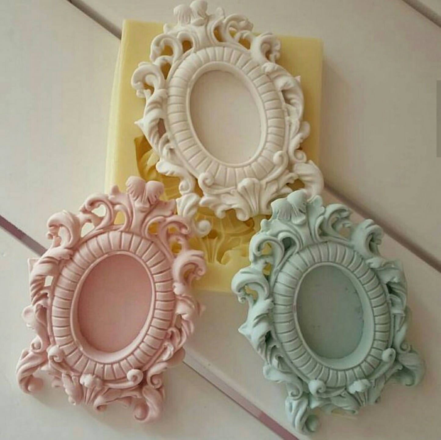 Silicone Mold Mini Frame 95cm for Paste Polymer Fimo Plaster - Etsy