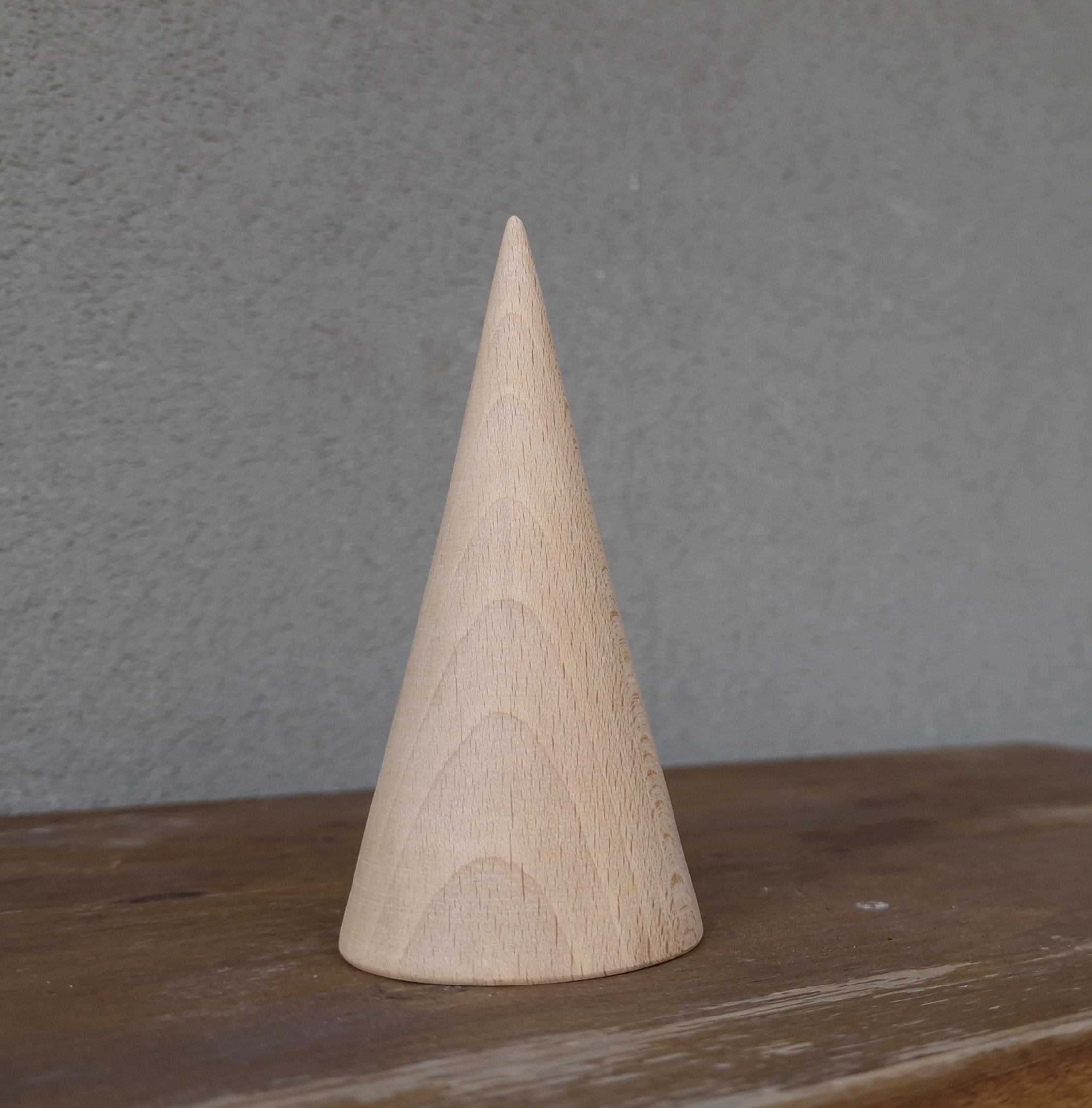 Wooden Cone Blank, 120x60mm/4.7x2.36 SET of 3-11 Big Wood Unfinished ...