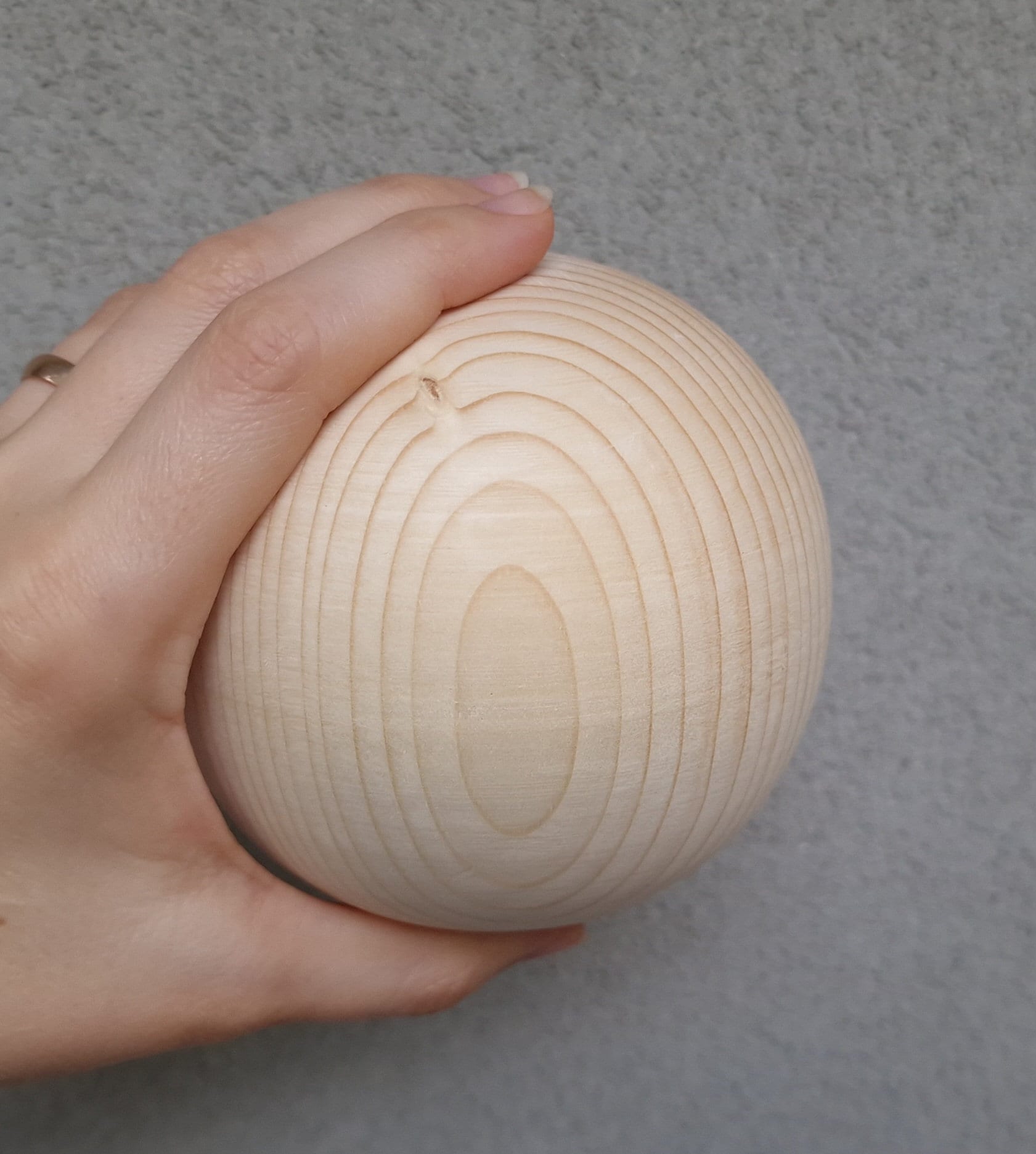 Custom Order SET of 1-2 Large Wooden Balls, 96-100mm Big Wooden Blank ...