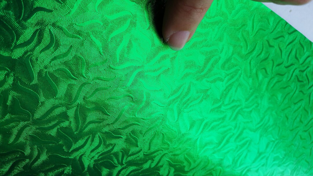 Textured Large Green Metallic Wrapping Paper, 70×100cm/28×39'', Xmas ...