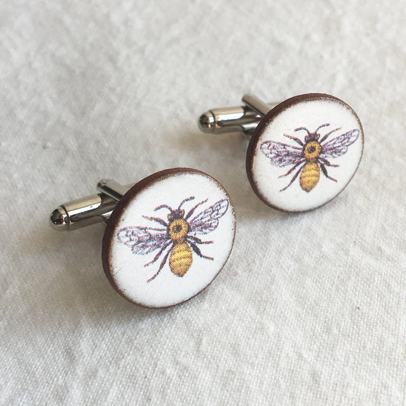 Bee Cufflinks - Etsy Canada