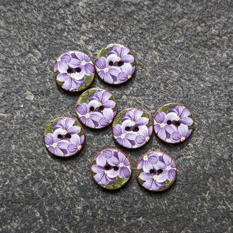 Violet Buttons - Etsy