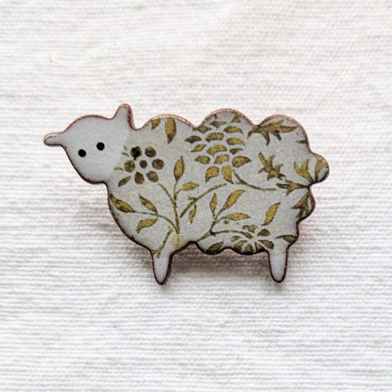 Sheep Brooch - Etsy