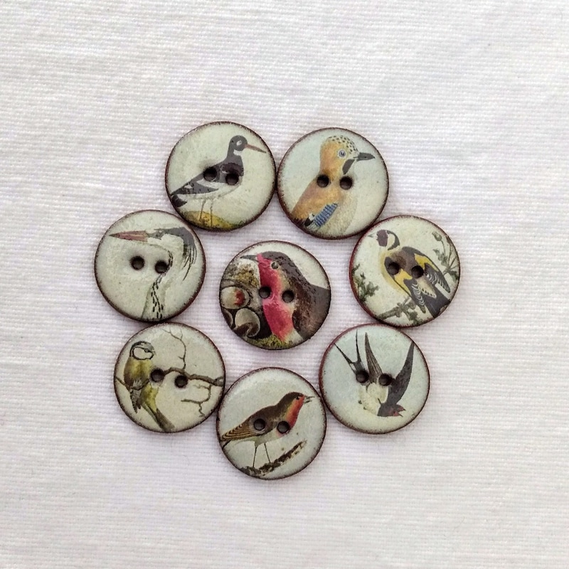 Bird Sewing Buttons - Etsy