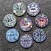 Set of 8 William Morris Design, Medium 22mm (approx 3/4 Inch), Handmade ...