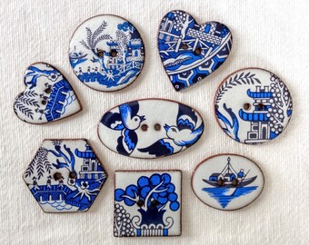 Blue Willow Pattern | Etsy UK