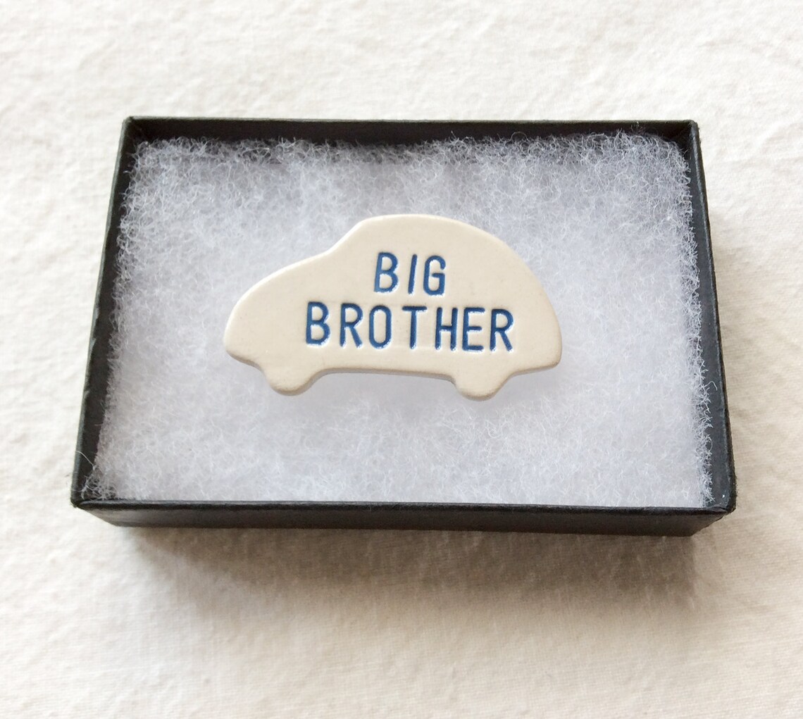 Handmade Ceramic 'big Brother' Car Brooch - Cornwall UK - Etsy