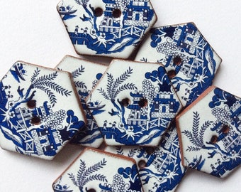 Blue Willow Pattern | Etsy UK