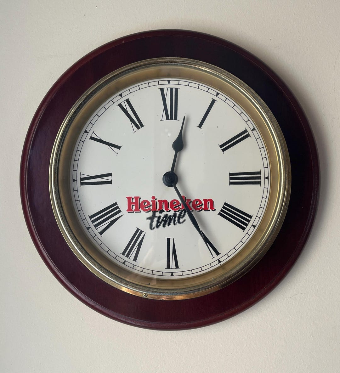 Rare Vintage Heineken Bar Wall Clock, Made in Germany, Working ...