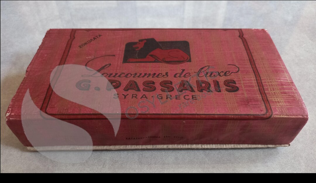 Original 1960s Vintage Loukoumia Box From Syros Greece – G. Passaris ...