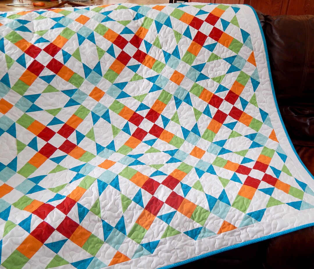 Somerset Pattern PDF, 5 Sizes in Baby, Lap, Twin, Queen, King, Quick ...