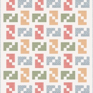 Crackers Quilt Pattern PDF, Modern Quilt Pattern, Throw Size and Queen ...