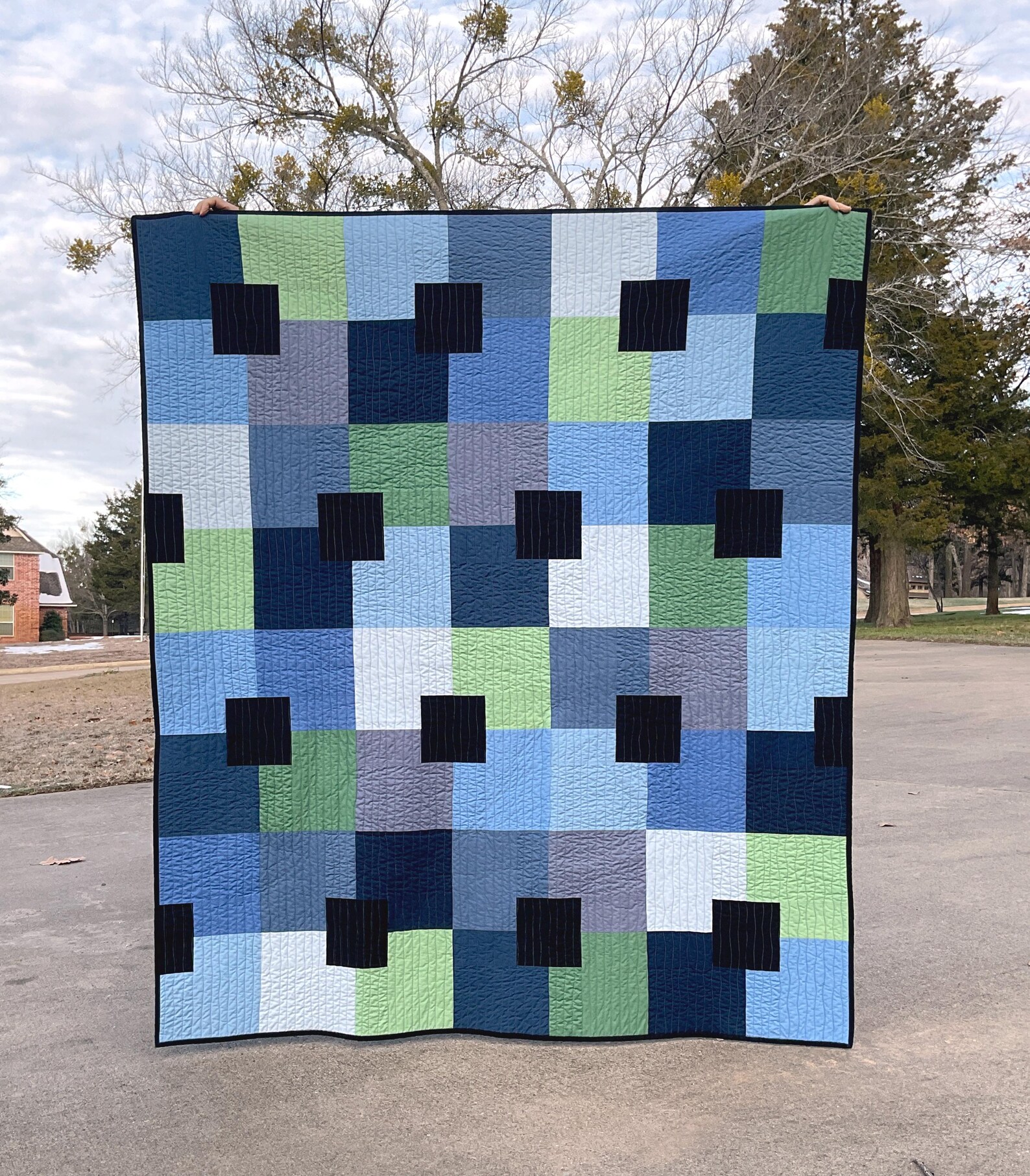 Shifting Tiles Quilt Pattern: Modern Patchwork Design (PDF Pattern) - Etsy