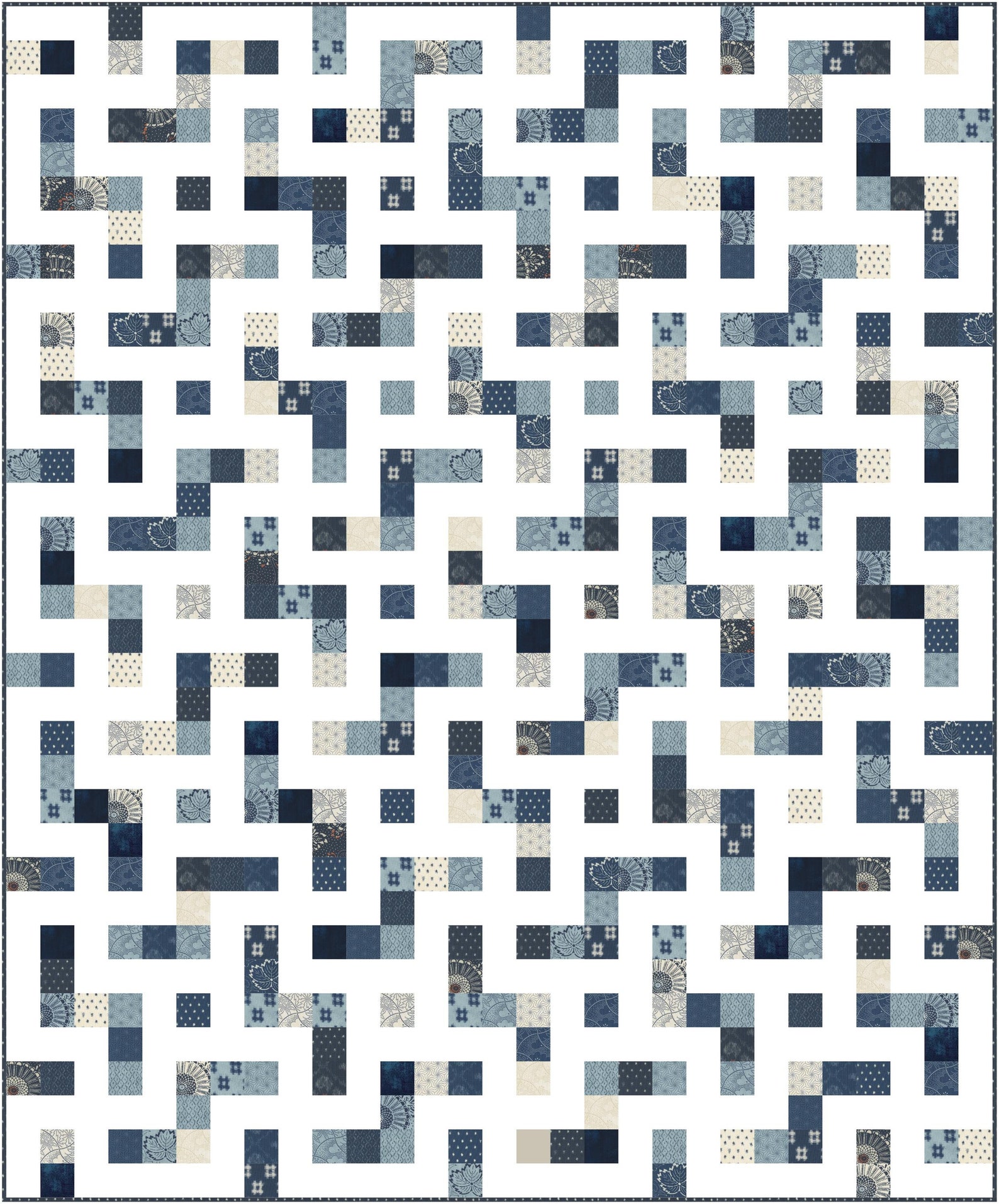 Maze Runner Quilt Pattern: Modern Geometric Design (PDF Pattern) - Etsy