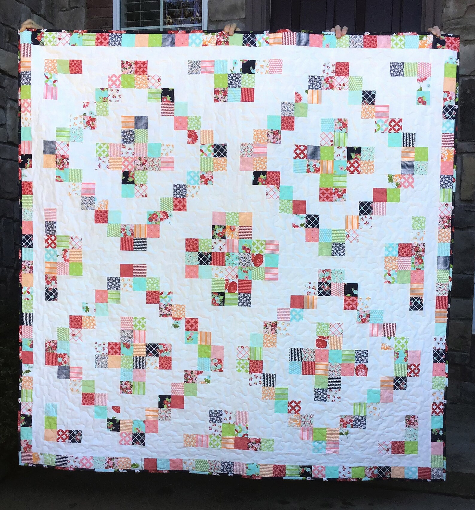 Patchwork Plus Quilt Pattern PDF 3 Sizes in Baby Lap and - Etsy