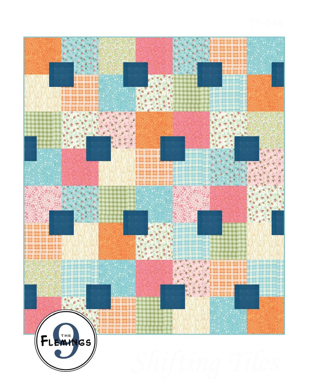 Shifting Tiles Quilt Pattern: Modern Patchwork Design (PDF Pattern) - Etsy