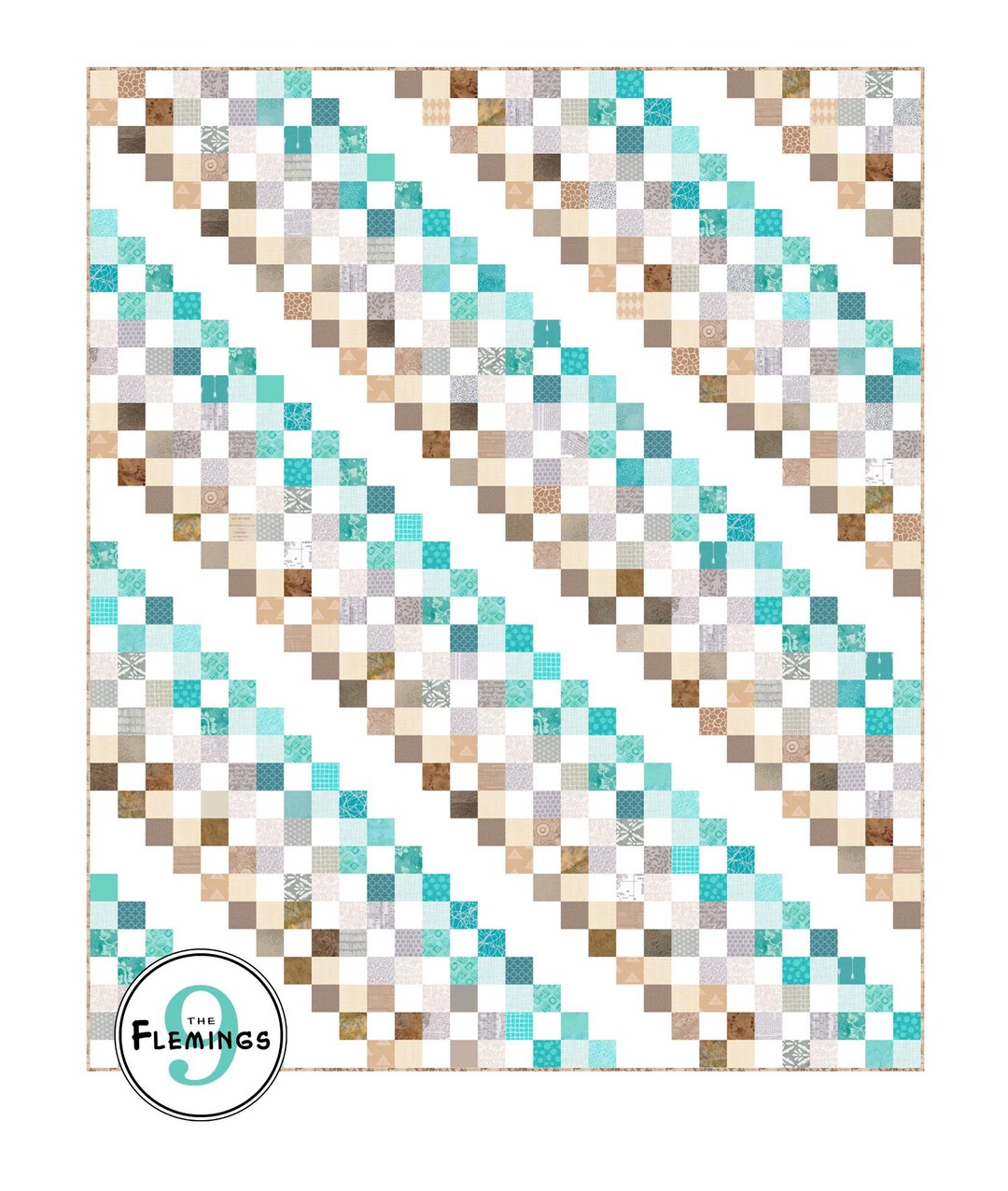 Sand Bar Quilt Pattern PDF, Moderne Quilt Anleitung, Baby, Throw, Twin ...