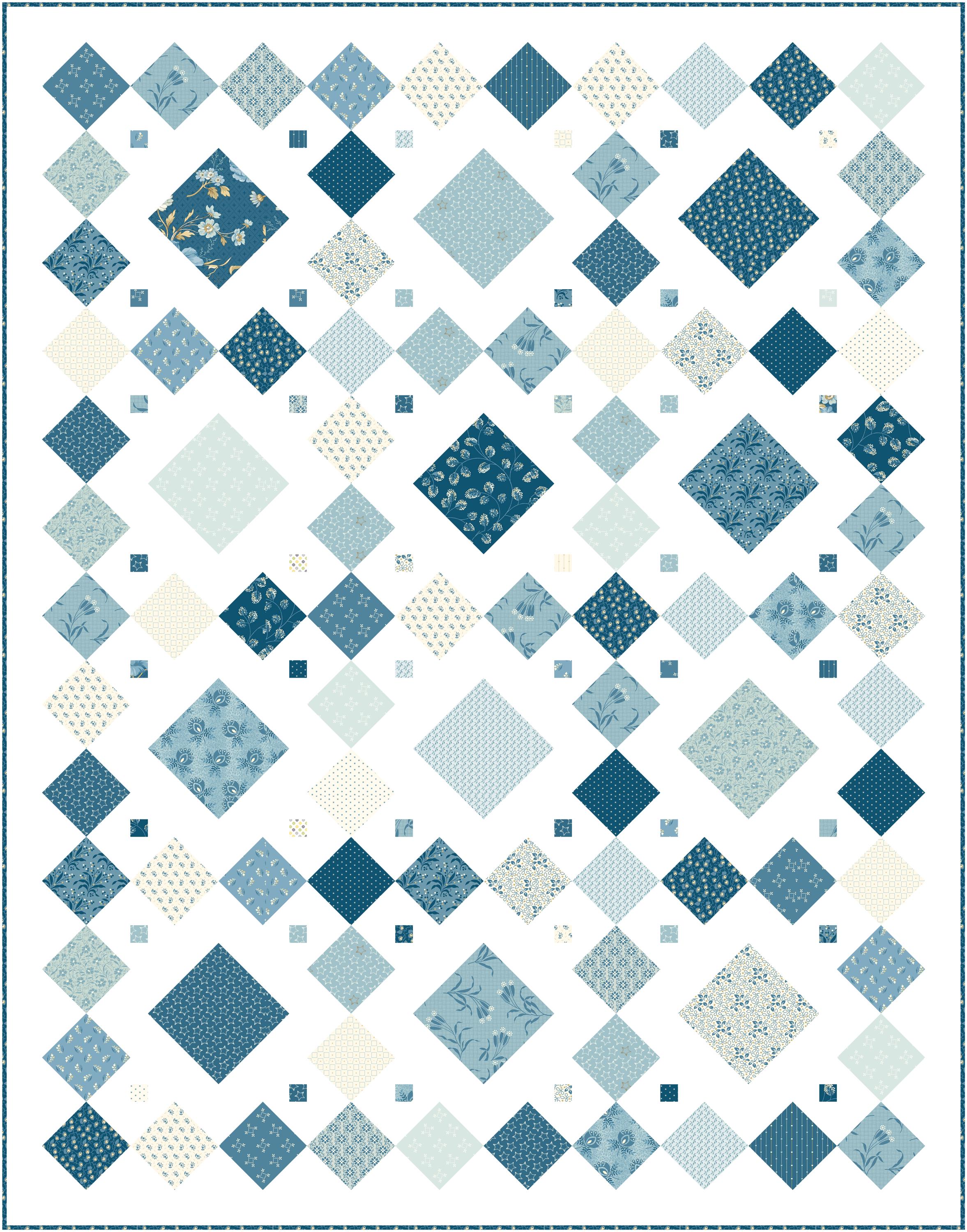 Bee Squared Quilt Pattern PDF: Beginner Friendly, Fat Quarter Design - Etsy