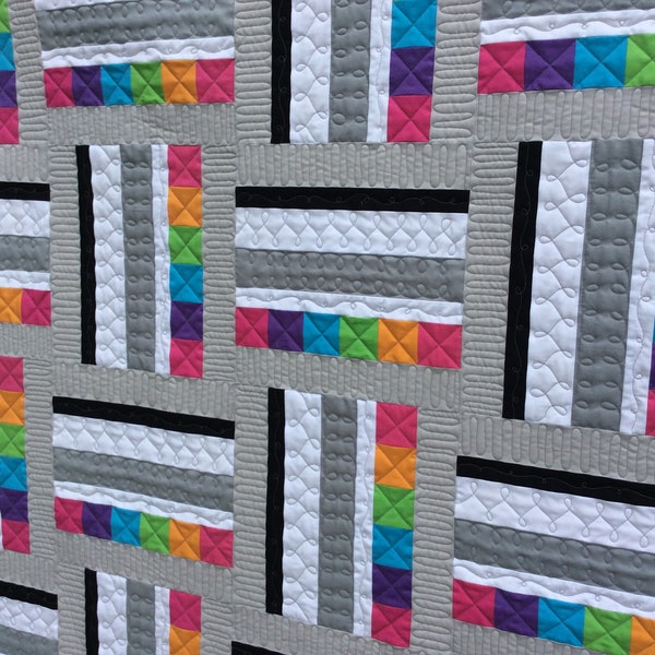 Strip Quilt Pattern - Etsy