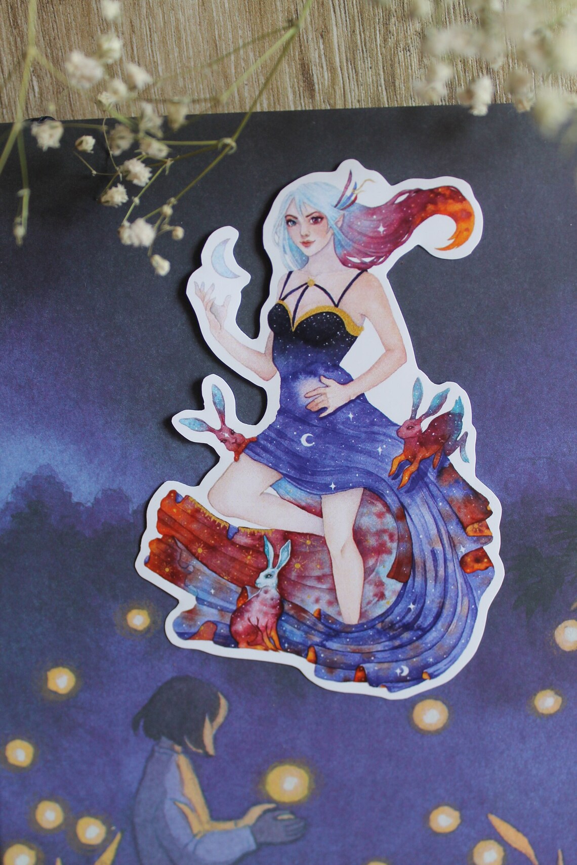 Fantasy Fae Queen Sticker Fairybullet Journal Sticker - Etsy