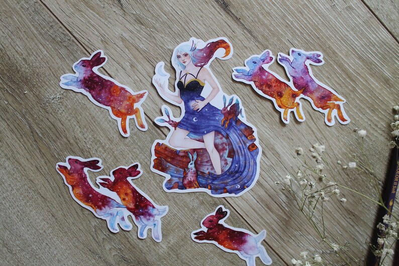 Fantasy Fae Queen Sticker Fairybullet Journal Sticker - Etsy