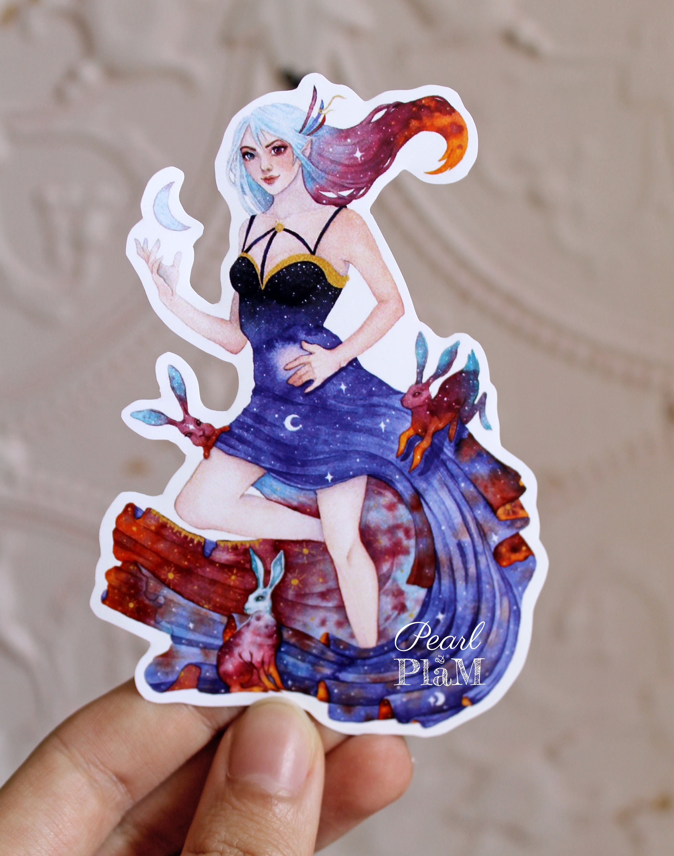 Fantasy Fae Queen Sticker Fairybullet Journal Sticker | Etsy