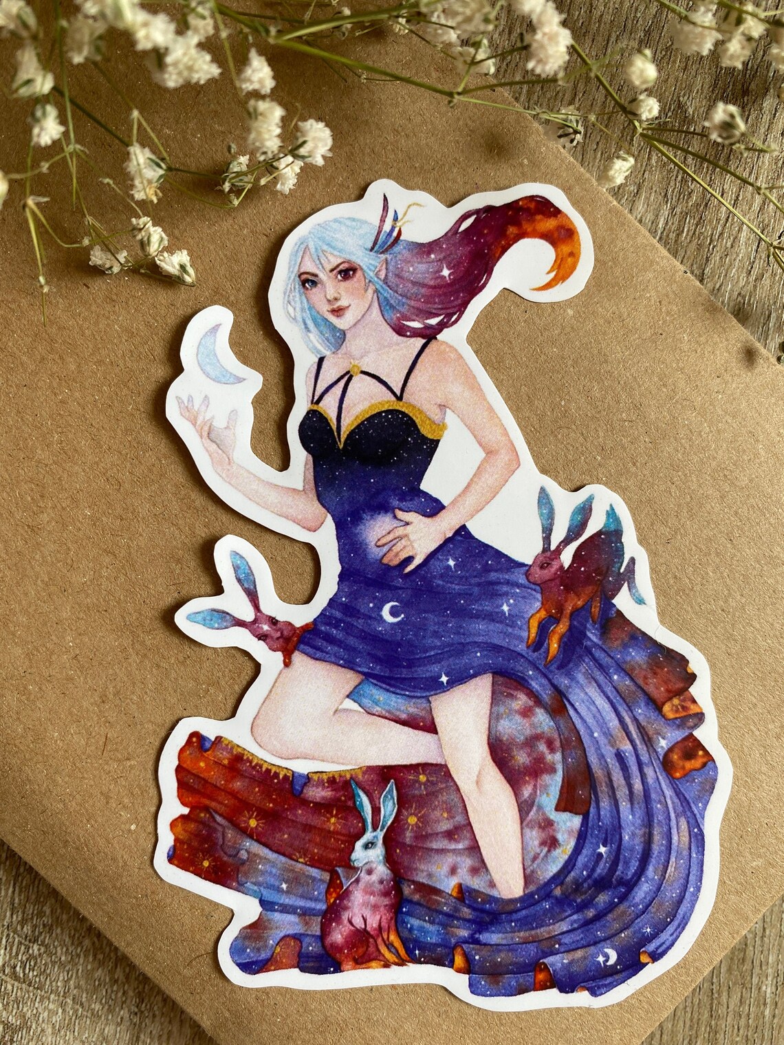 Fantasy Fae Queen Sticker Fairybullet Journal Sticker - Etsy