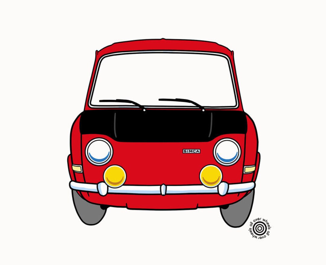 Simca 1000 RALLYE T-shirt Vintage SIMCA mille Rally Choice of Car and ...