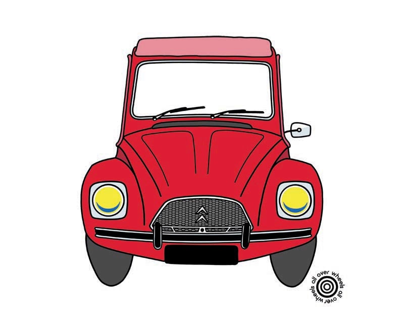 Citroen Dyne T-SHIRT Choice of Car and Shirt Colors 100% Cotton Tees ...