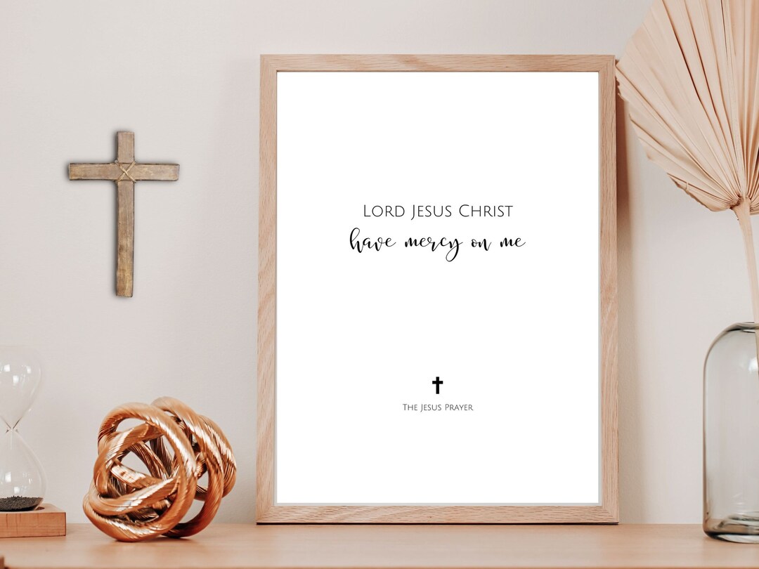 The Jesus Prayer - DIGITAL DOWNLOAD - Printable Orthodox Christian ...