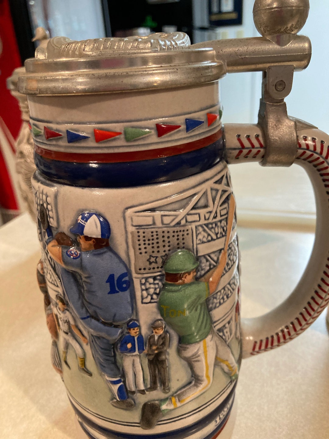 Baseball Stein - Etsy