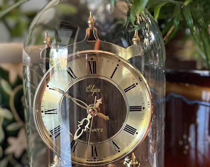 Amazing Retro/ Vintage Elgin Quartz, Japan Anniversary Clock With ...