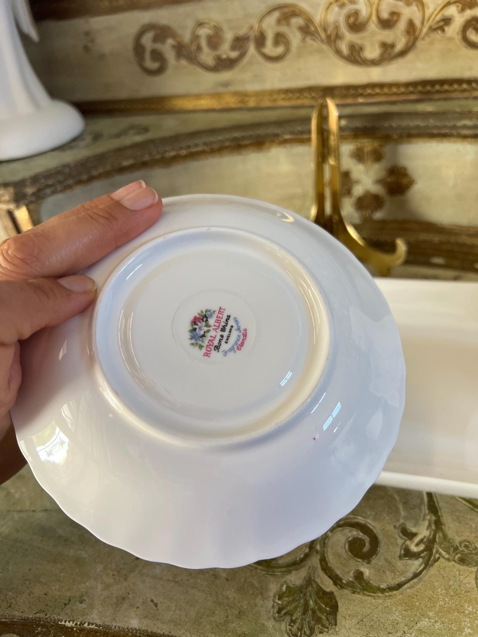 Vintage Royal Albert Bone China Teacup and Saucer, Fragrant Series ...