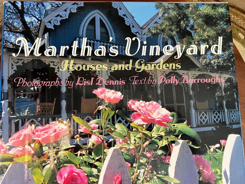 Martha’s Vineyard: Houses and Gardens— Vintage Hardcover Book by Lisl ...