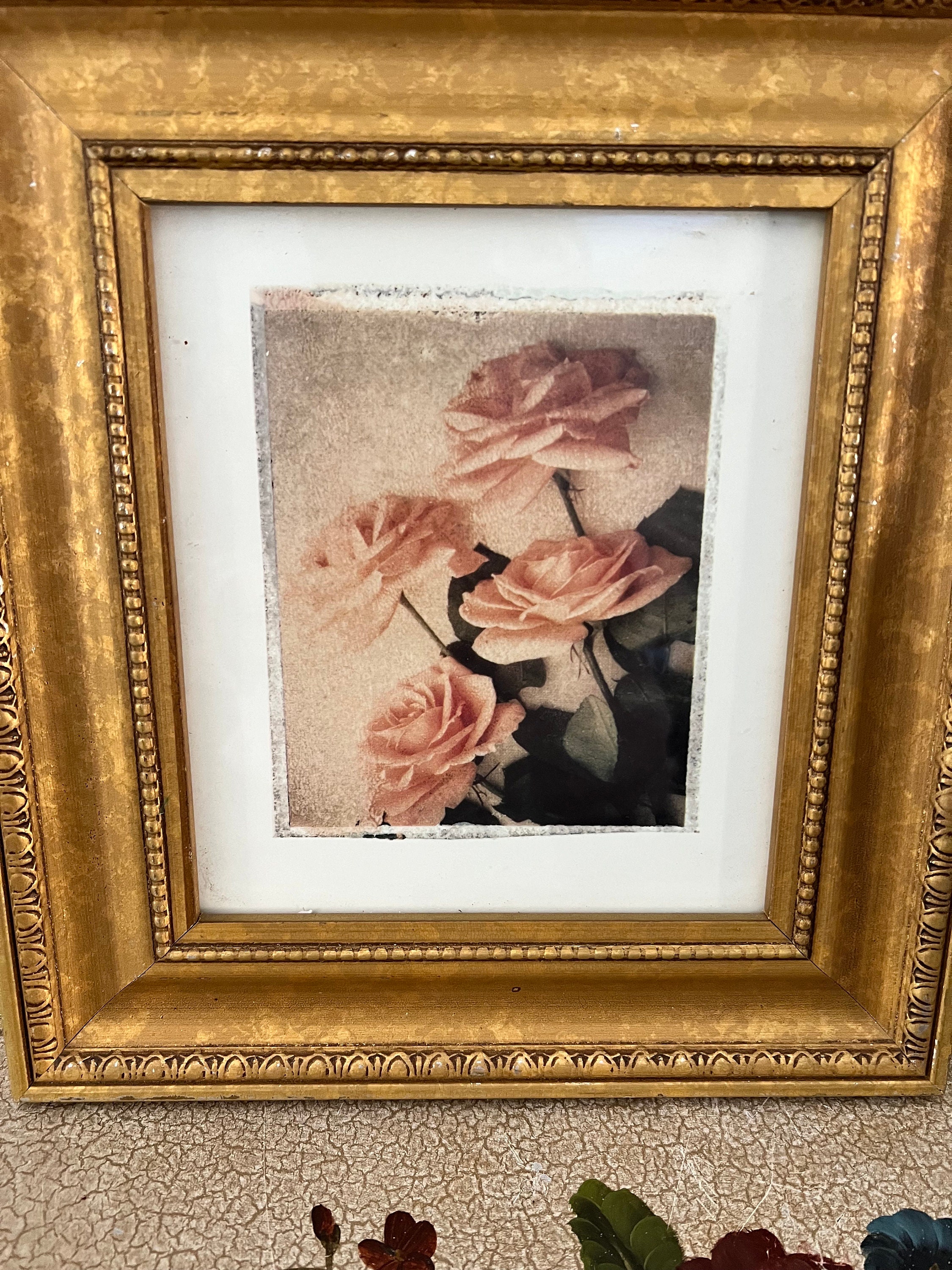 Victorian Roses 1800's Lithograph Framed Print From Pierre-joseph ...