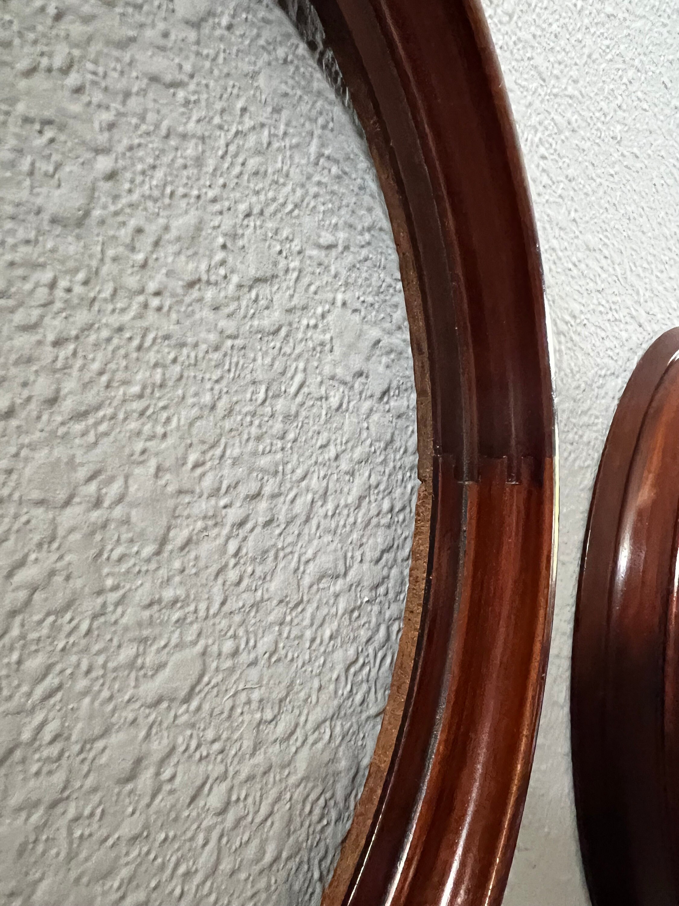 Authentic Antique, Oval Wood Frame. Hand Crafted in Spain. 2 Sizes ... Authentic Antique, Oval Wood Frame. Hand Crafted in Spain. 2 Sizes ...